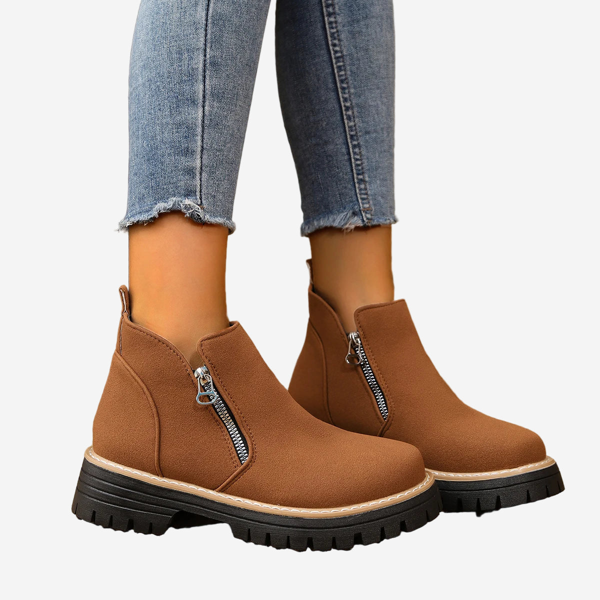 Mabel - Comfortable Ankle Boots – Finesse Montreal Boutique